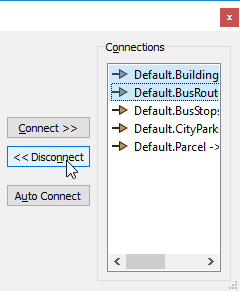 Managing Feature Type Connections