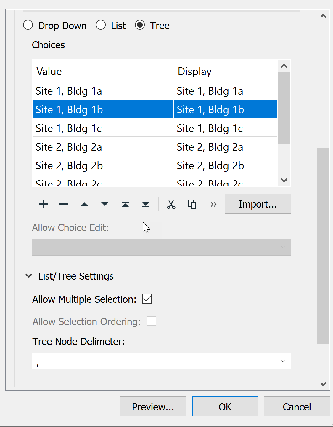 Creating And Modifying User Parameters