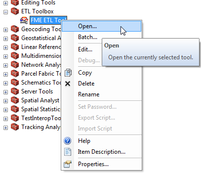Using an Existing Transformation Tool