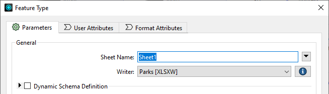 Editing Writer Feature Types