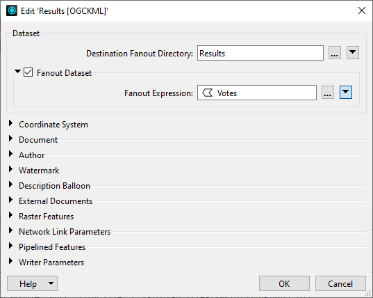 Setting Dataset Fanout
