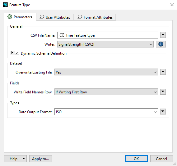 Editing Feature Types