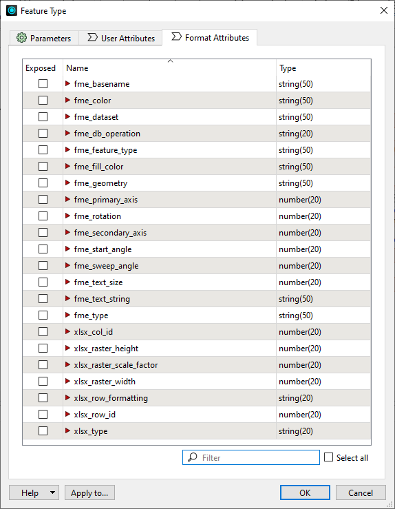 Controlling Features With Format Attributes