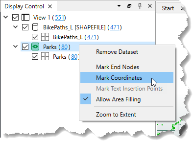 Viewing Coordinates and Text Insertion Points