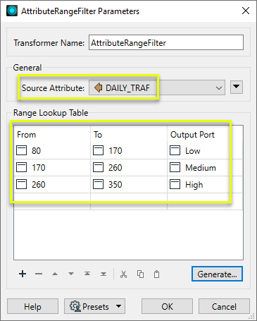 AttributeRangeFilter