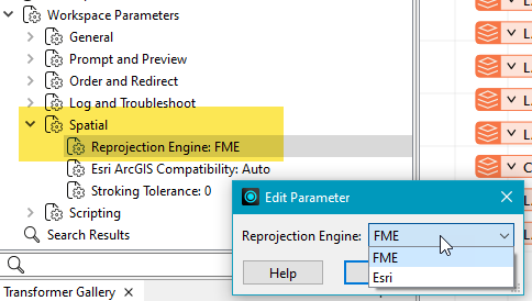 Landmark Z-Map Vector Reader Parameters